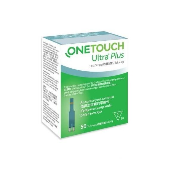 Jual One Touch Ultra Plus Flex Blood Glucose Meter Strip 25's Test ...