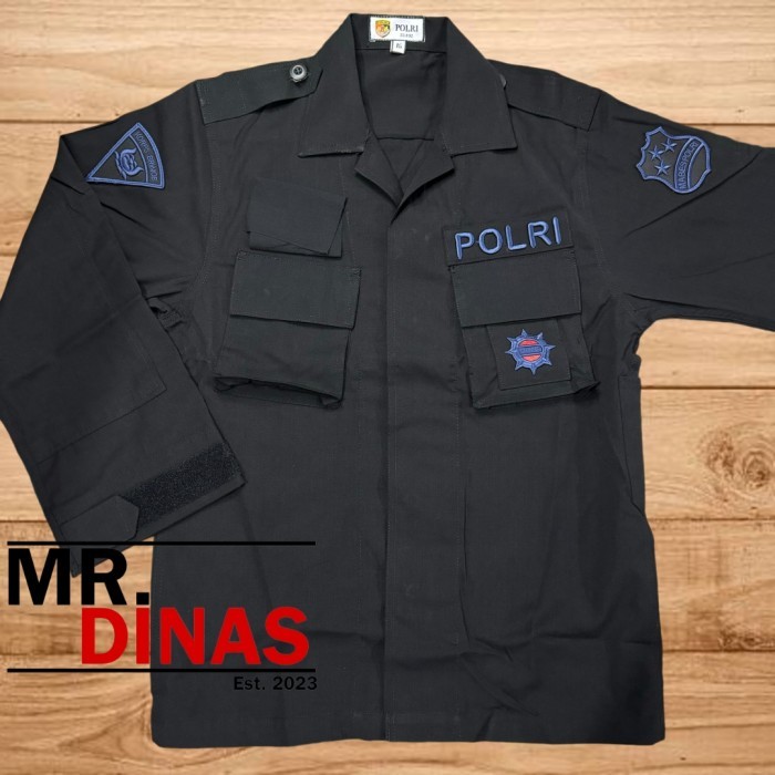 Jual Seragam Pdl Hitam Jatah Brimob Baru!! | Shopee Indonesia