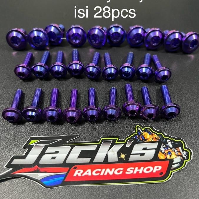 Jual Jual! Baut Titanium Full Body Ninja Rr Old Kawasaki Ninja Rr Zx Cbu | Shopee Indonesia