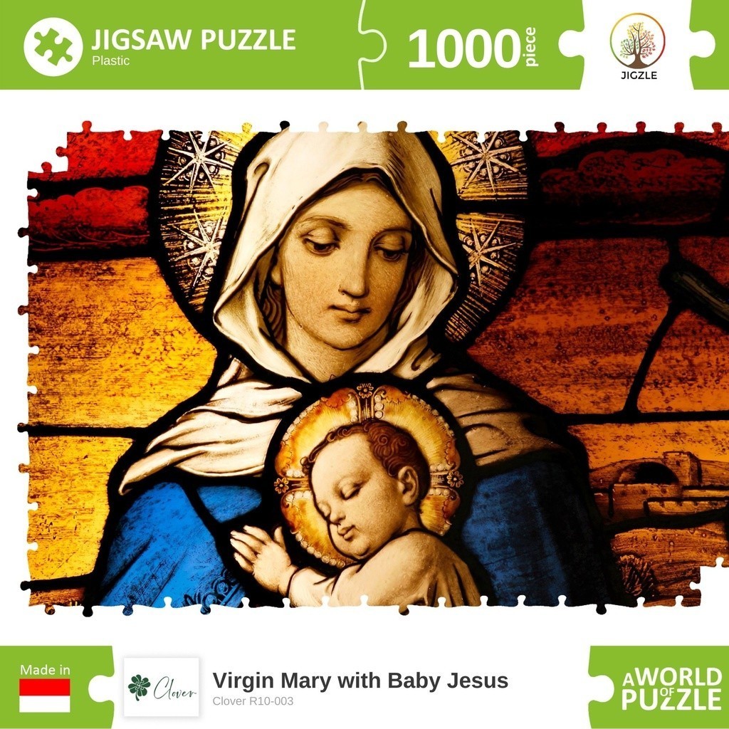 Jual Clover R10-003 Virgin Mary with Baby Jesus Jigsaw Puzzle | Shopee ...