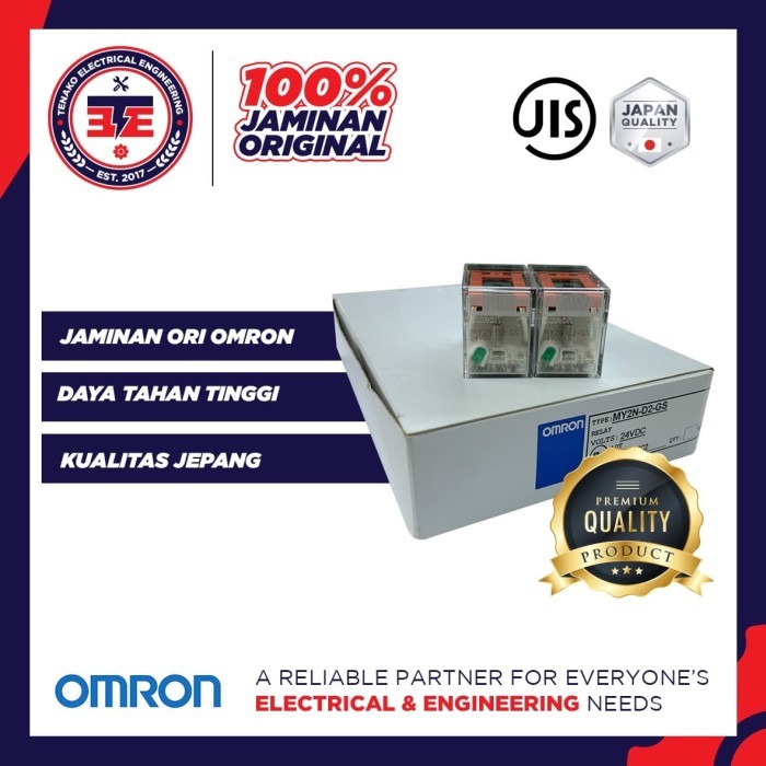 Jual Promo!! Relay Omron 8 Kaki 10 Amper My2N-D2-Gs 24V Dc | Shopee Indonesia