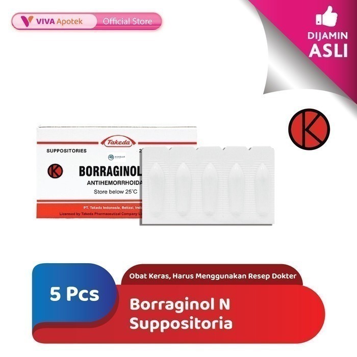 Jual Borraginol N Suppositoria (5 Pcs) | Shopee Indonesia