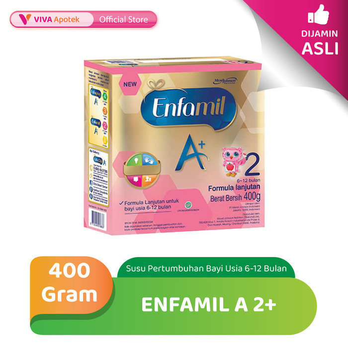 Jual Enfamil A 2+ Susu Formula Bayi Usia 6-12 Bulan - 400Gr | Shopee ...
