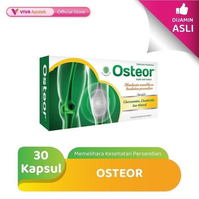 Jual Osteor Membantu Memelihara Kesehatan Persendian (30 Kapsul ...