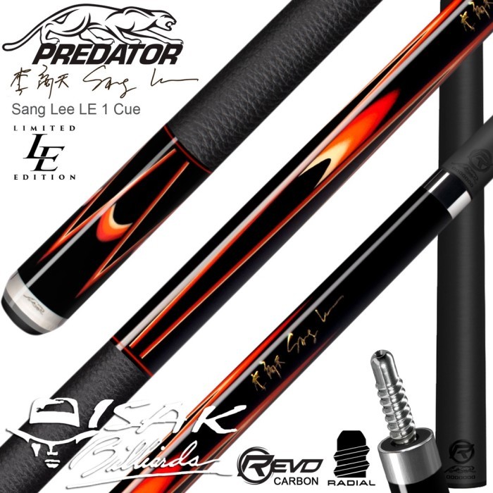 Jual PREDATOR LE SANG LEE 1 REVO CARBON LOW DEFLECTION RADIAL POOL CUE ...