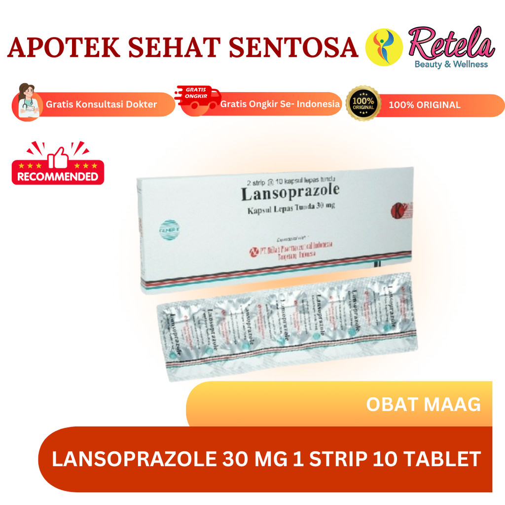 Jual LANSOPRAZOLE 30 MG 1 STRIP 10 TABLET | Shopee Indonesia Jual LANSOPRAZOLE 30 MG 1 STRIP 10 TABLET | Shopee Indonesia