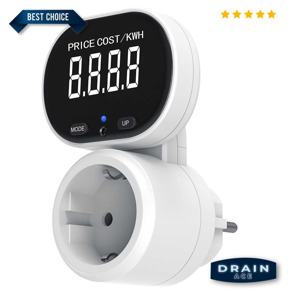 Jual Colokan Plug Pengukur Listrik kWh Meter Digital EU 16A 230V ...