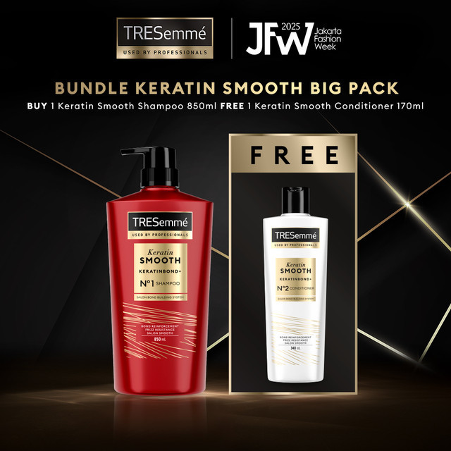 Jual [JFW x TRESemme] Bundle Keratin Smooth - TRESemme Keratin Basic ...
