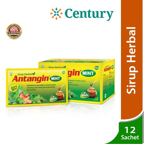 Jual Antangin Ginger Mint + Madu 1 Sachet / Masuk Angin / Herbal / Jamu ...