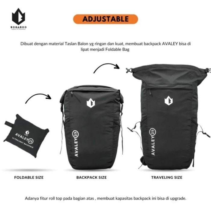 Jual Jual Tas Dry Bag Waterproof Bag Backpack Anti Air Avaley 25L ...