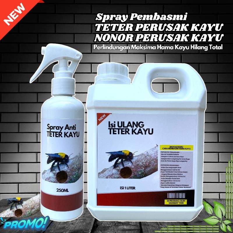Jual Spray Pembasmi TETER KAYU | NONOR KAYU | Hama Perusak Kayu ...