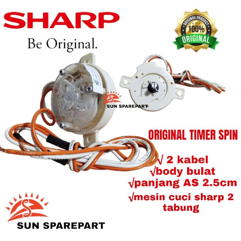 Jual Timer Spin pengering mesin cuci Sharp 2 Tabung Timer Original ...