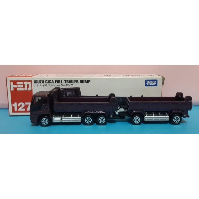 Jual Tomica Takara Tomy 127 Isuzu Giga Full Trailer Dump | Shopee Indonesia