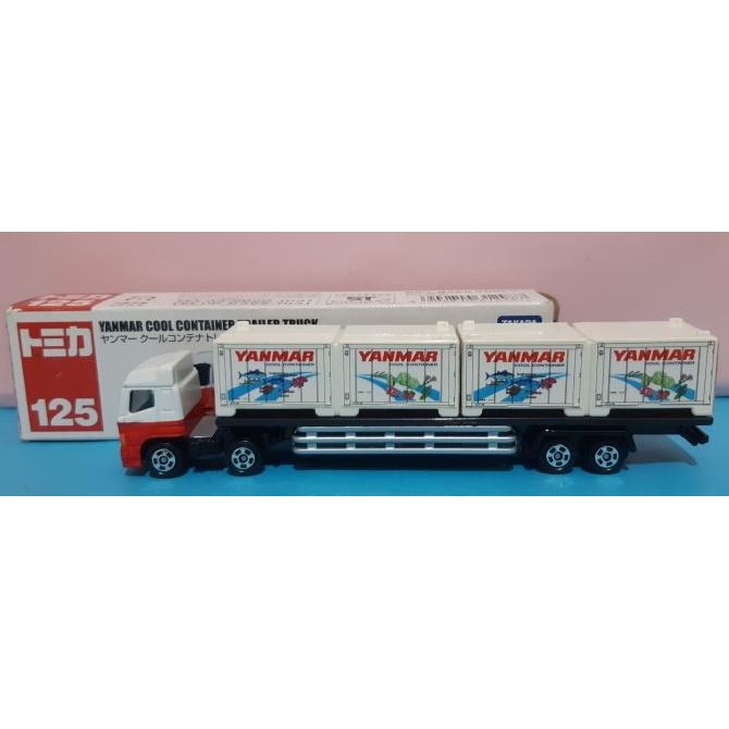 Jual Tomica Takara Tomy 125 Yanmar Cool Container Trailer Truck ...