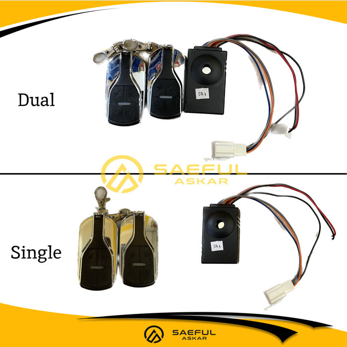 Jual Alarm Remote Universal Sepeda Listrik Motor Listrik 36V-72V ...