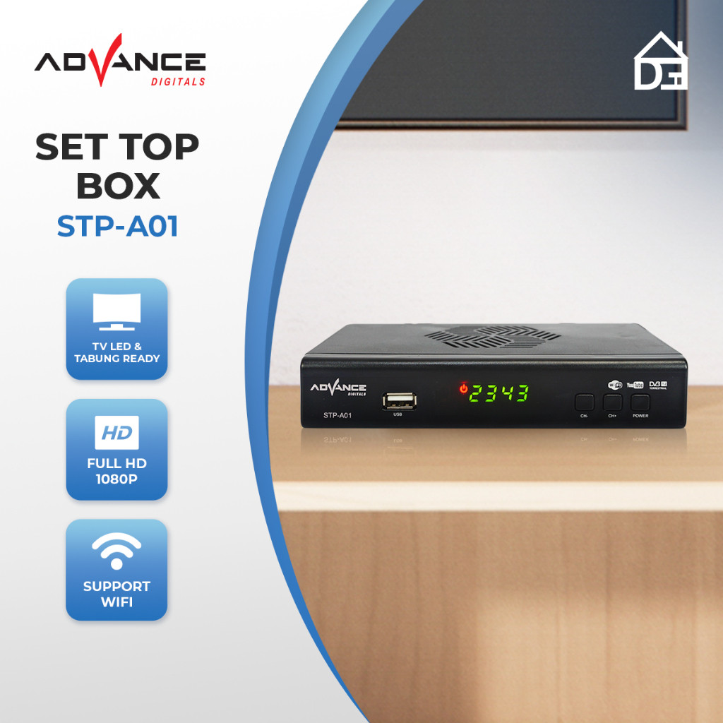 Jual Advance STP-A01 / STB A01 Set Top Box TV Digital Receiver - STB ...