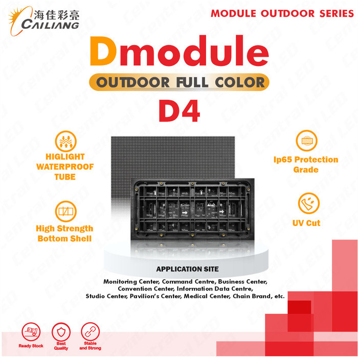 Jual MODULE/MODUL PANEL LED VIDEOTRON P4/D4 OUTDOOR CAILIANG | Shopee Indonesia