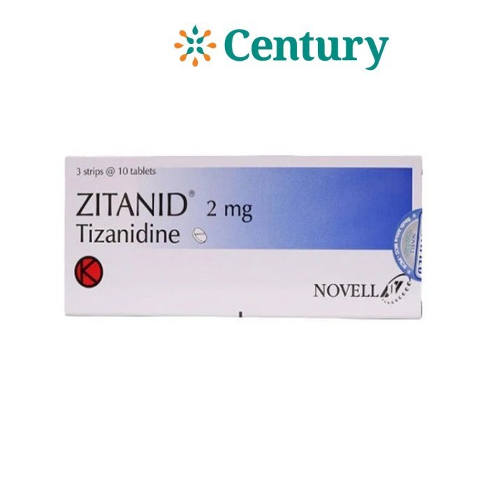 Jual TIZANIDINE 2MG 1 STRIP ISI 10 TABLET (NVL) | Shopee Indonesia