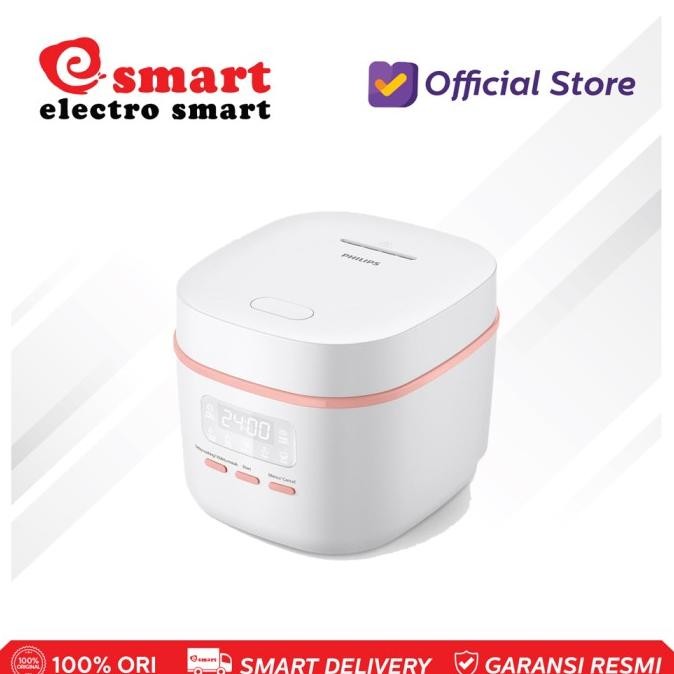 Jual PHILIPS 0.54L MINI DIGITAL RICE COOKER HD3064/33 400 WATT 2410T ...