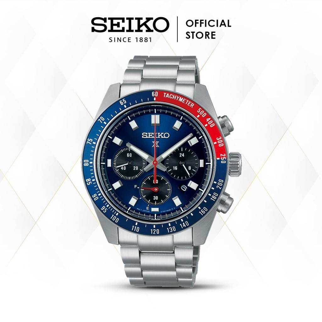 Jual Seiko Prospex Speedtimer Solar Chronograph Pepsi SSC913P1 SSC913 ...