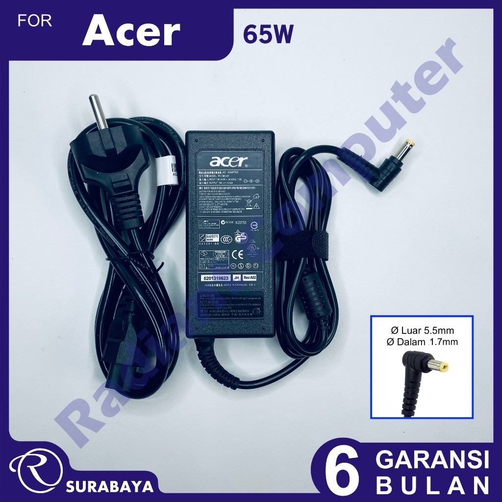 Jual Adaptor Charger Acer Aspire A515-51 A515-52K A515-53K | Shopee ...