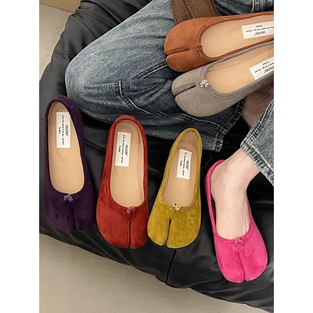 Jual Sepatu Tabi Gaya Wanwan Lei Lembut Sepatu Jari Pumps Pumps Babi ...