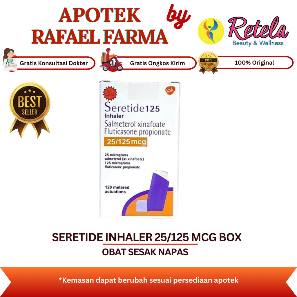 Jual SERETIDE INHALER 25/125 MCG BOX ORIGINAL | Shopee Indonesia