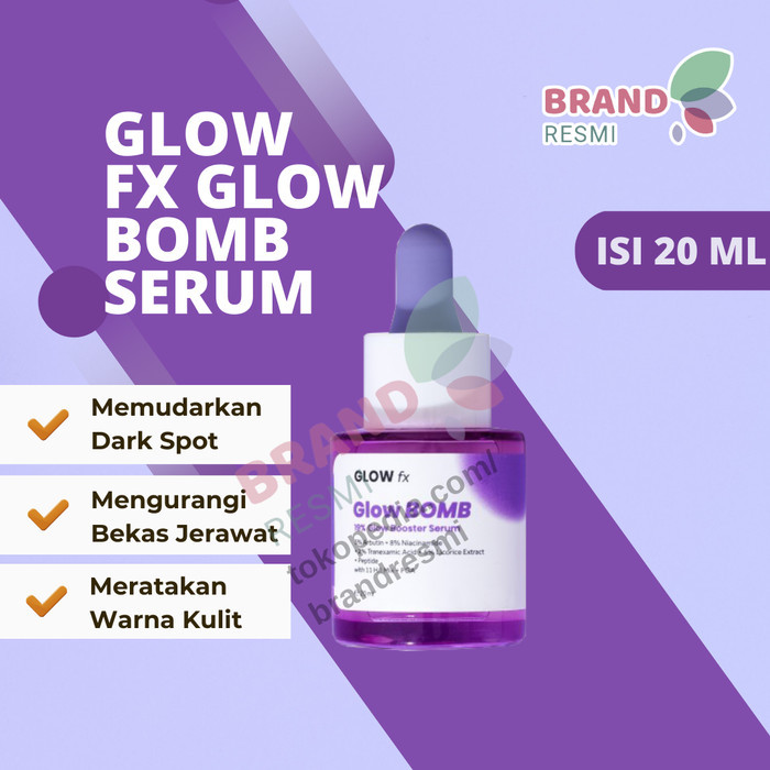 Jual GRATIS ONGKIR GLOW FX Glow Bomb Serum Original Serum Flek Hitam Membandel, Wajah Kusam, dan ...