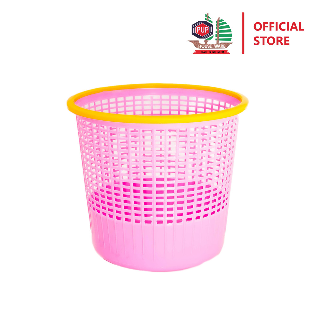 Jual PUP Keranjang Sampah Plastik Bulat Besar / Tempat Sampah Jaring ...
