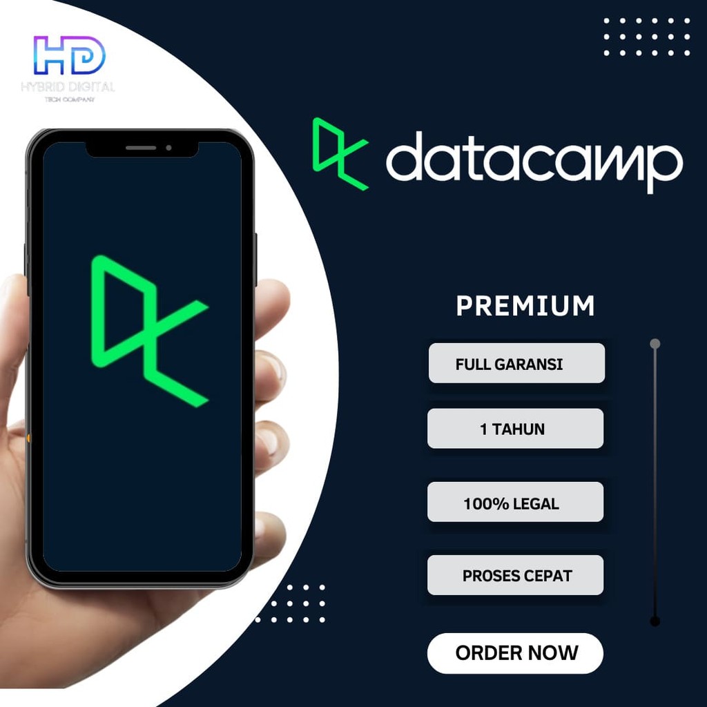 Jual Datacamp Learnỉng Premium Prỉvate Accoủnt (1 Tahun) | Shopee Indonesia