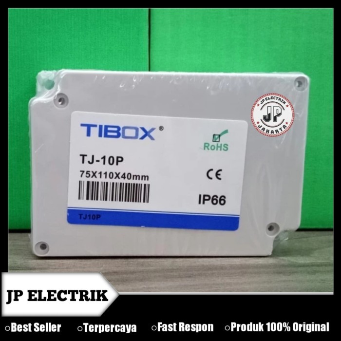Jual Tibox Junction Box Panel ABS 75x110x40 mm Include 10 Terminal ...