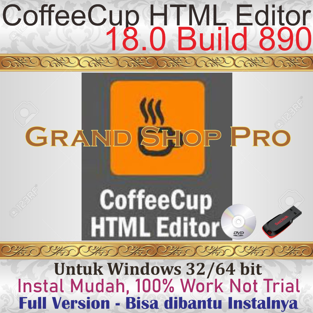 Jual CoffeeCup HTML Editor (Full Version, Not Trial) | Shopee Indonesia