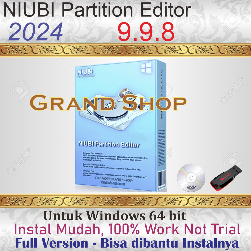 Jual NIUBI Partition Editor (Full Version, Not Trial) | Shopee Indonesia