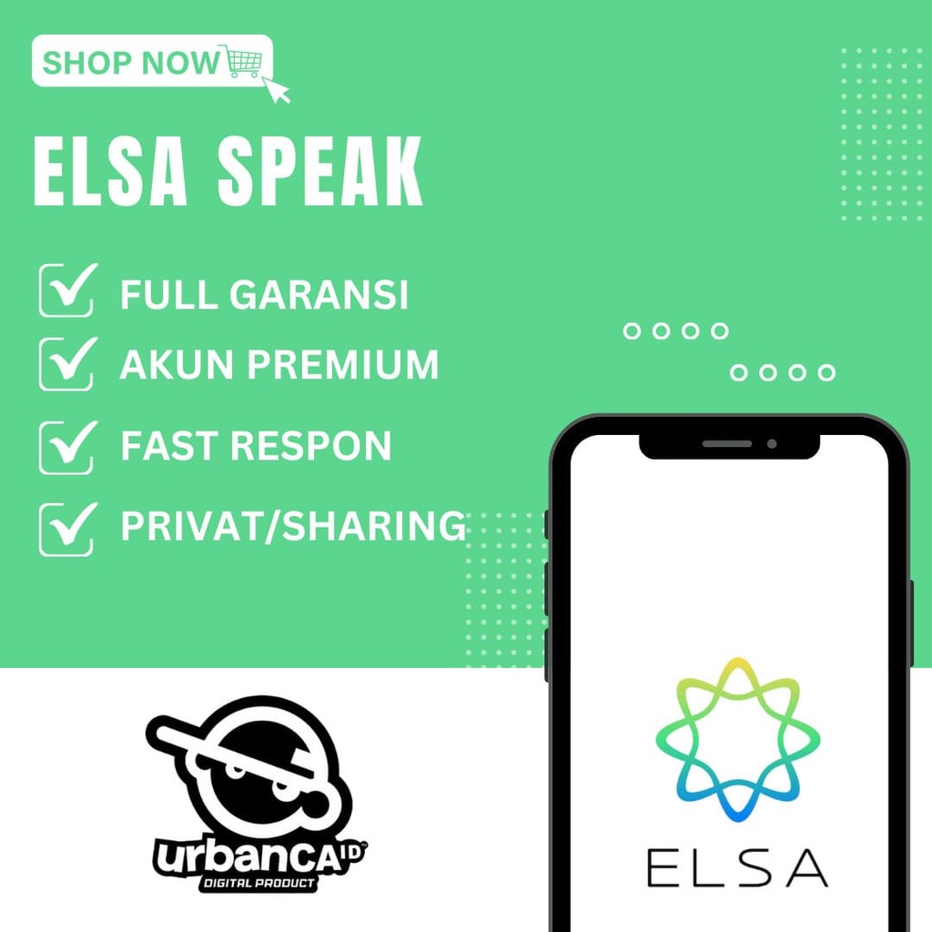 Jual ELSASpeak | ELSA Speak Private ALL DEVICE 1 Tahun Full Garansi ...