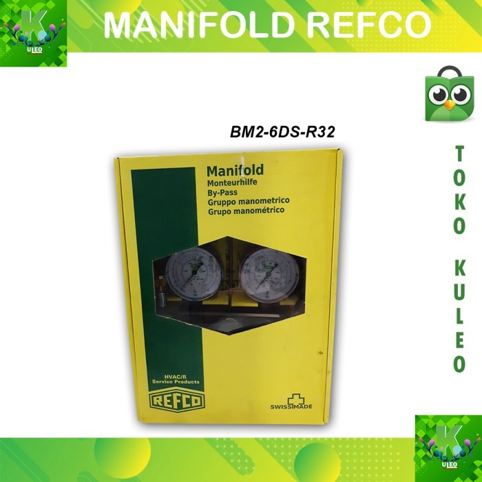 Jual newgan!! Manifold REFCO R32 SWISS ORIGINAL / Selang Set REFCO r 32 BM2-6-DS-R32 | Shopee ...