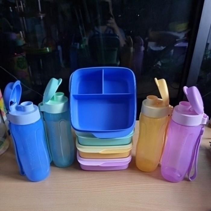 Jual Tupperware Paket Tempat Makan Botol Minum 2Pcs | Shopee Indonesia