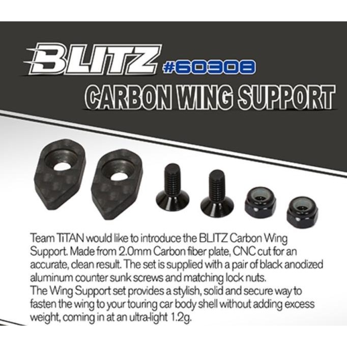 Jual Blitz Carbon Wing Support (60308) !! Ready | Shopee Indonesia