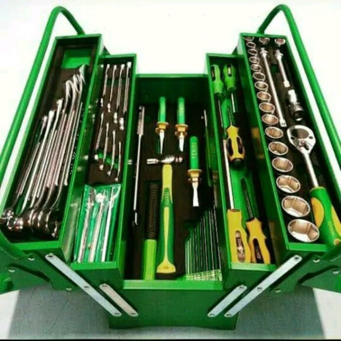 Jual Tool Box Set 66 Pcs Tekiro Barangbaru | Shopee Indonesia