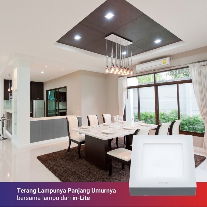 Jual LAMPU DOWNLIGHT PANEL LED INLITE 12W 12 WATT KOTAK OUTBOW ...