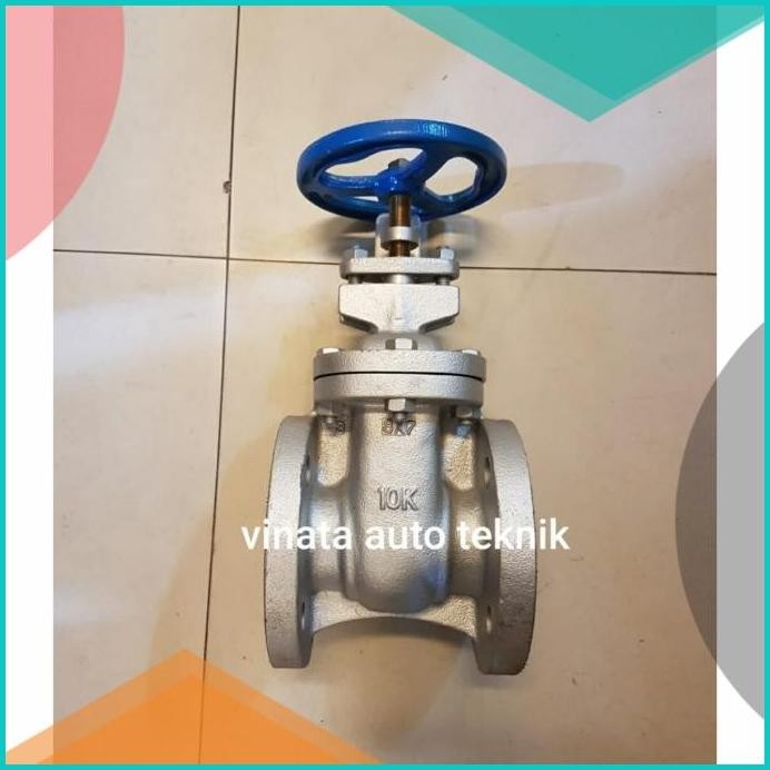 Jual Gate Valve Kitz 3" / DN 80 Cast Iron JIS 10K Flange 140BZ4 suku ...