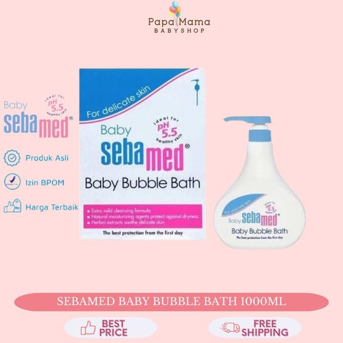 Jual Sebamed baby bubble bath 1000 ml / Sabun Cair Bayi 1000ml GM ...