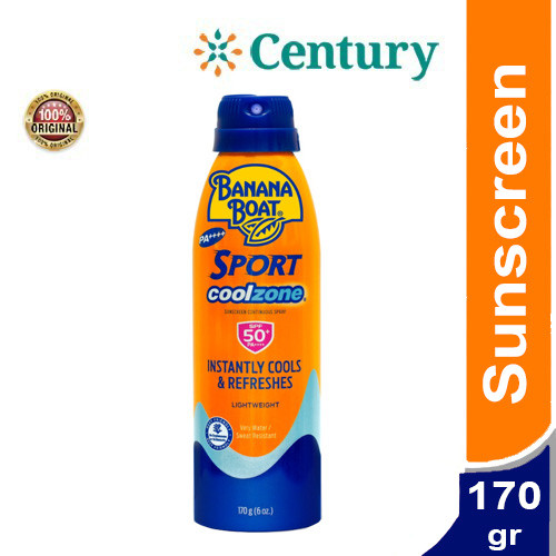 Jual BANANA BOAT SPORT COOLZONE SUNSCREEN LOTION SPRAY SPF50 170GR / SUNSCREEN | Shopee Indonesia