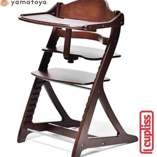 Jual Yamatoya SukuSuku Plus Table Chair Dark Brown Kursi Makan Anak | Shopee Indonesia