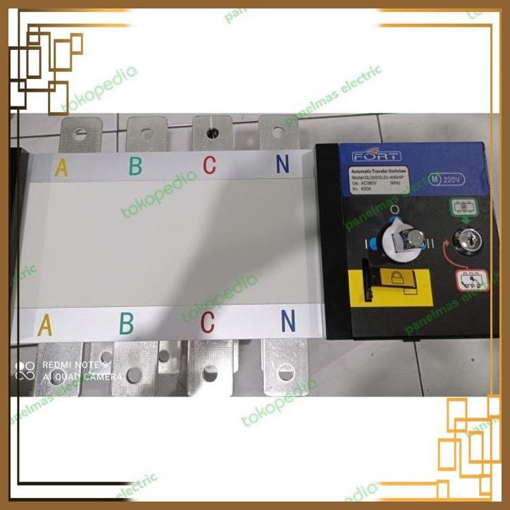 Jual [PLM] COS MOTORIZED FORT ATS 630A 4P CHANGE OVER SWITCH GGLD-630/4 | Shopee Indonesia