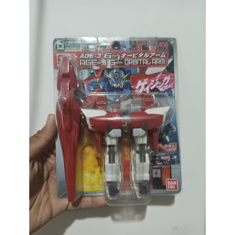 Jual Gundam Gage-ing Builder Series AGE-3 G Wear Orbital Arm Ori Bandai ...