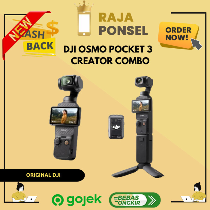 Jual DJI Osmo Pocket 3 Resmi TAM Official Creator Combo | Shopee Indonesia