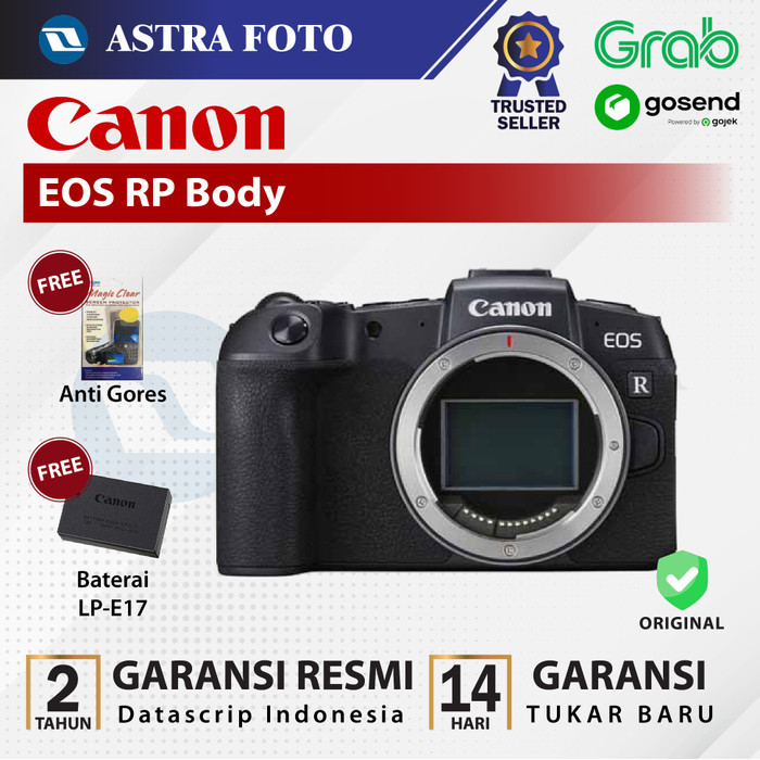 Jual Canon EOS RP Body Only + Paket Adaptor EF-EOS R Kamera Mirrorless | Shopee Indonesia