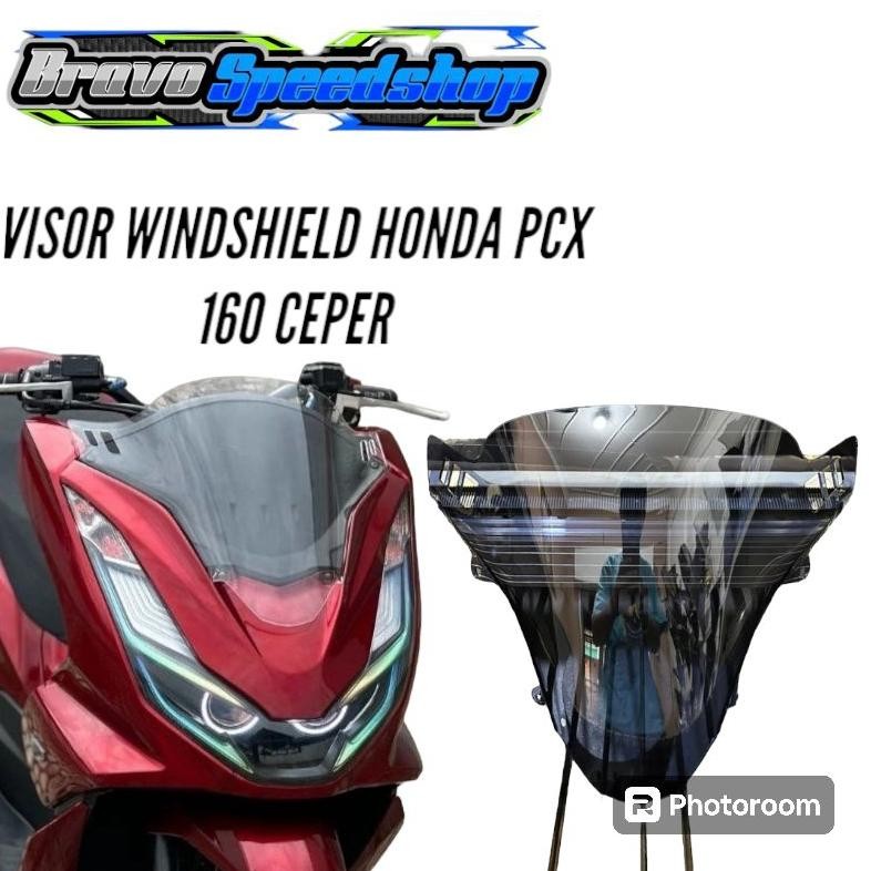 Jual Visor winshield variasi pcx 160 model standar thailand ceper pnp ...
