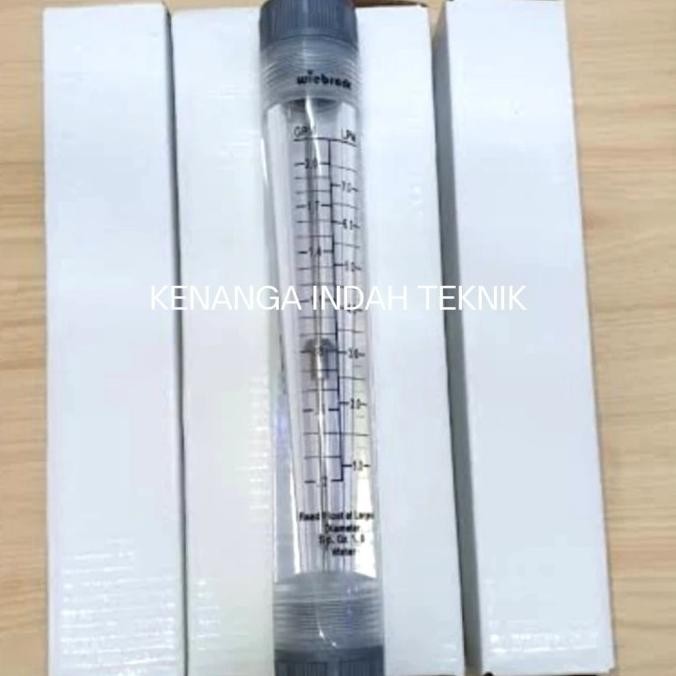 Jual FLOW METER 1/2" INCH 7 LPM 2 GPM / ROTA METER WATER TUBE DN15 ...