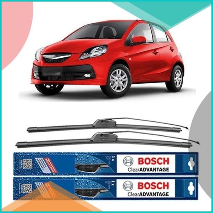 Jual Bosch wiper clear Honda Brio Frameless New Clear 22 inch & 14 inch 14 | Shopee Indonesia
